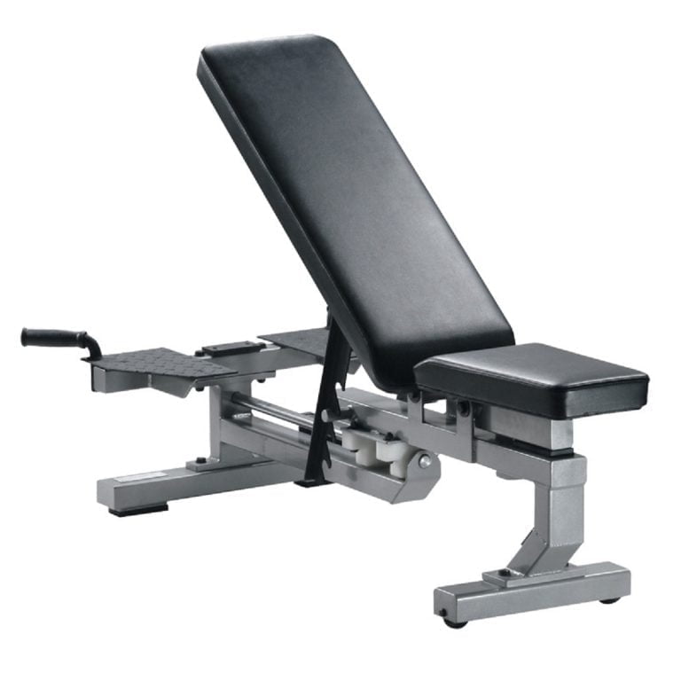 YORK® STS Olympic Flat Bench w/ Gun Racks - York Barbell
