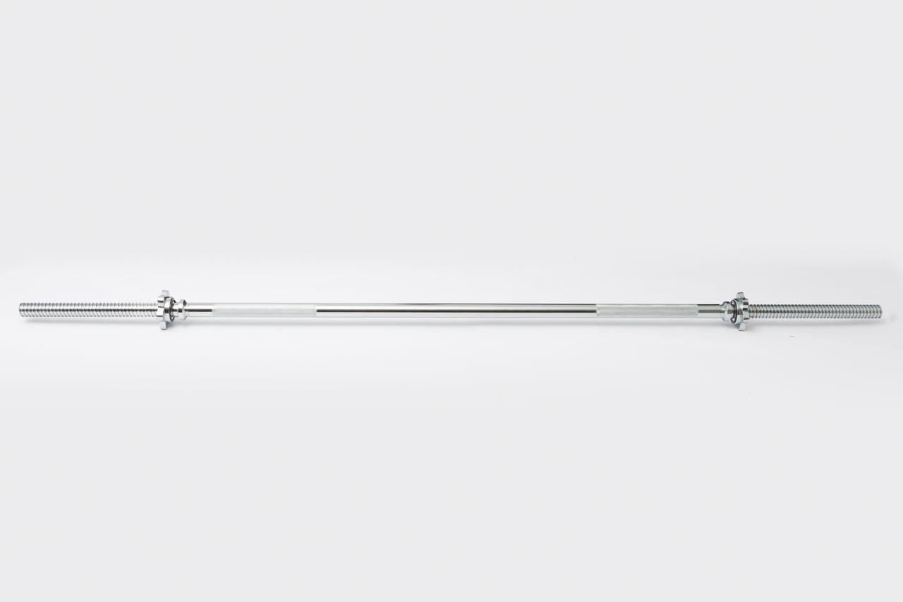 Chrome Spin-Lock Weight Bar w/ Collars | Gym Equipment | York Barbell