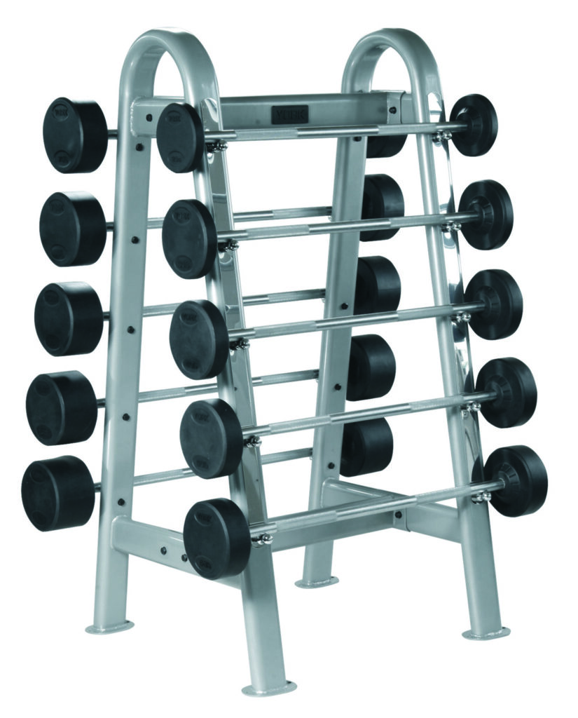 Fixed Straight And Curl Barbell Rack | Gym Equipment | York Barbell