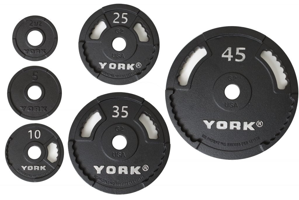 Weight Plates | 1" Standard and 2" Olympic Plates | YORK®