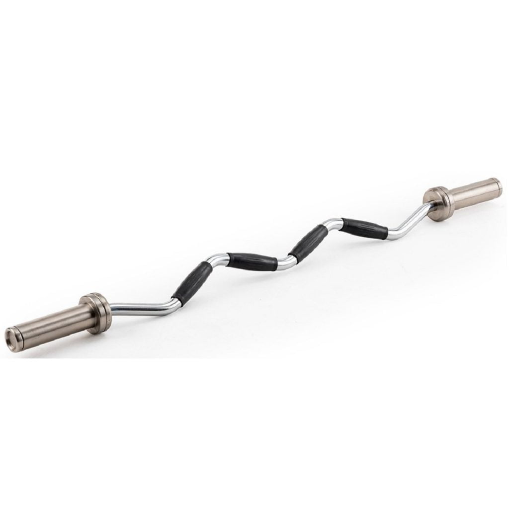 International Curl Bar w/ Rubber Grips | Weight Bars | York Barbell