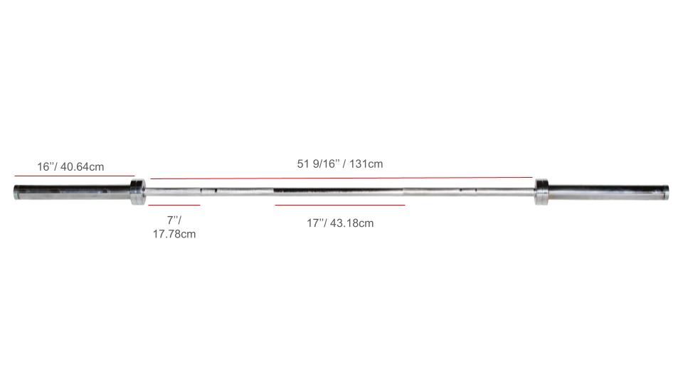 Men's North American Chrome Olympic Training Weight Bar | York Barbell