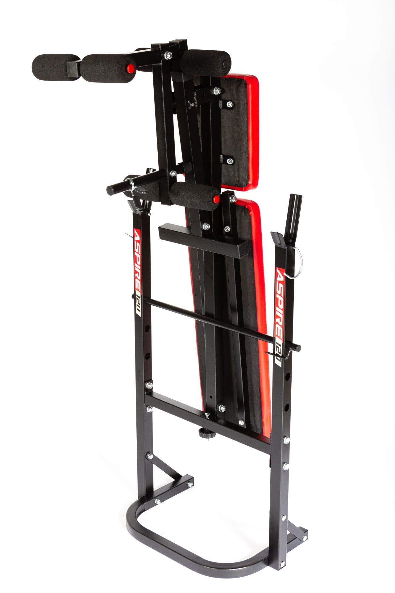YORK® Aspire 120 Flat to Incline/Folding Bench with Leg Curl - York Barbell