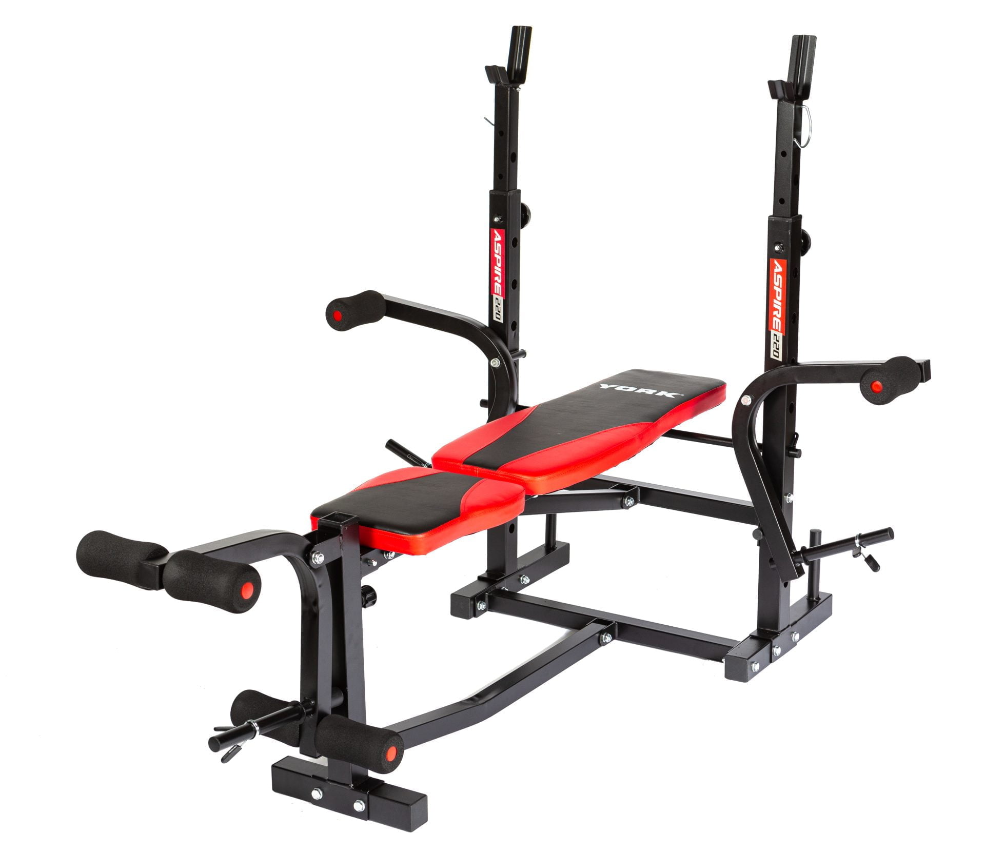 YORK® Aspire 220 Folding Bench with Arm/Leg Curl/Butterfly - York Barbell