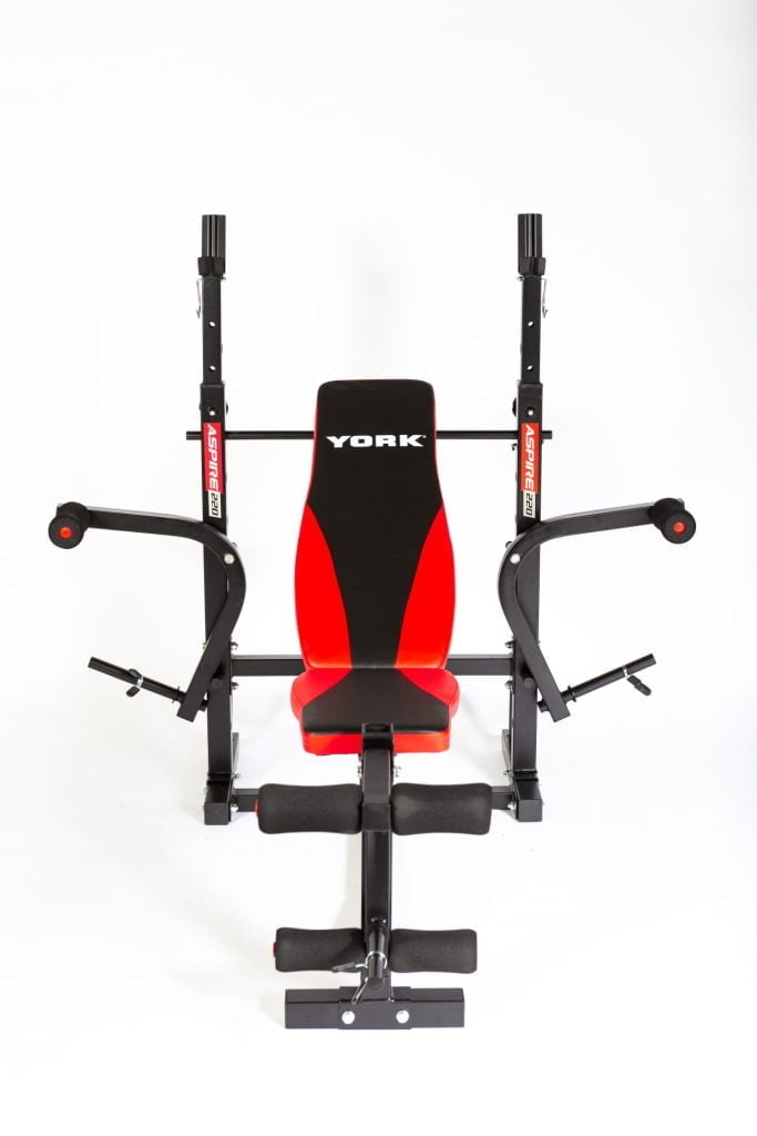 YORK® Aspire 220 Folding Bench with Arm/Leg Curl/Butterfly - York Barbell