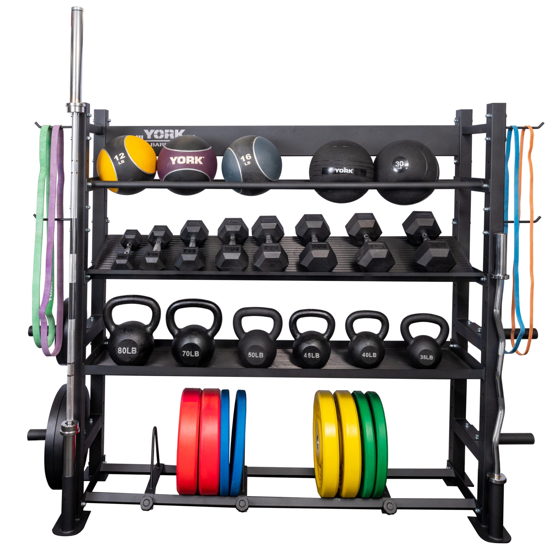 YORK® Multi-Purpose Storage Rack - York Barbell
